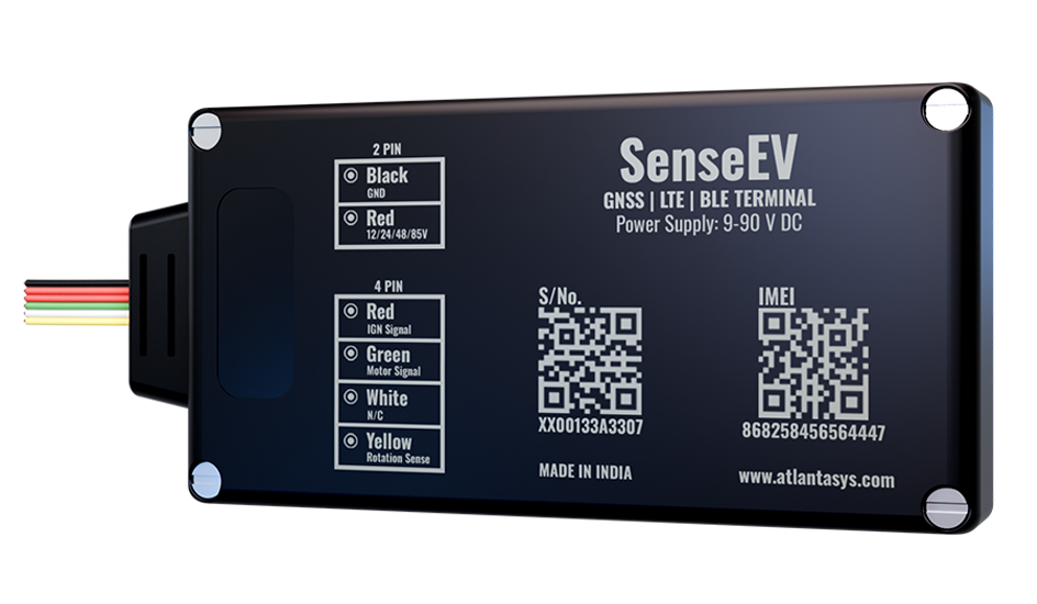 SenseEV Electric Vehicle Tracker